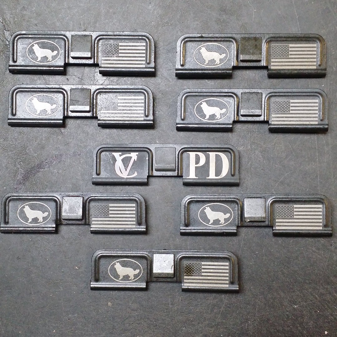 Laser Engraved dust covers headed out to happy customers. Thank you fo