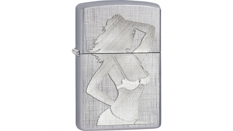 Zippo Sexy Girl Silhouette lights 28680