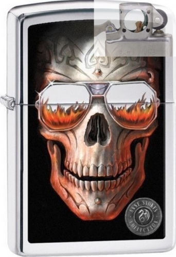 Zippo Anne Stokes Skeleton lights 29108