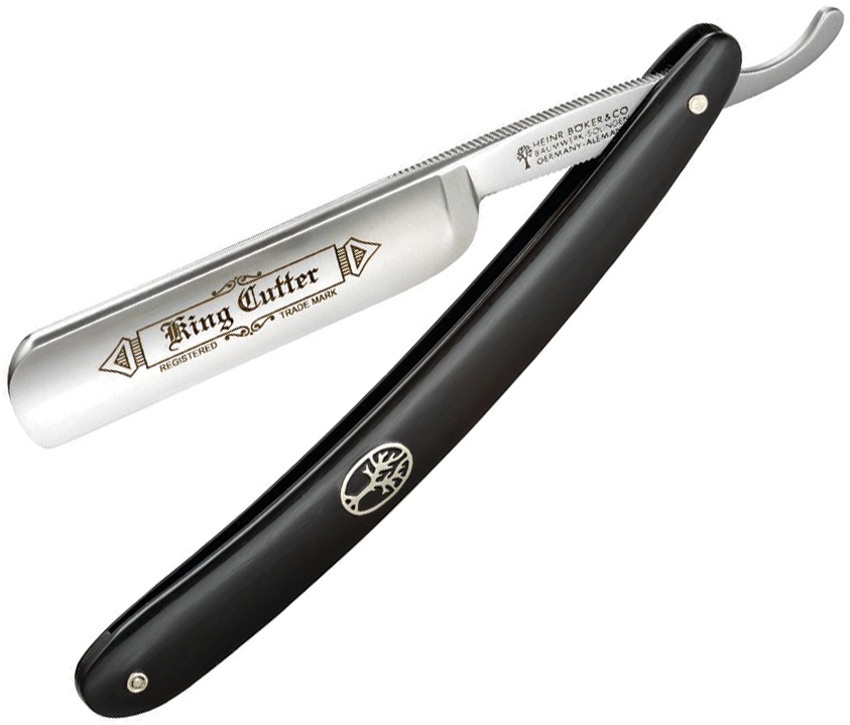 Boker King Cutter Razor Black knives BO140524