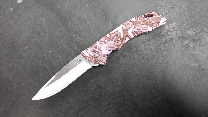 Buck 7428 Bantam Lav Deer Skull knives 286CMS16