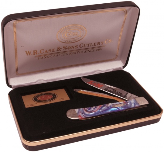 Case Cutlery L&N Railroad Trapper Set Knives CALNSTAR