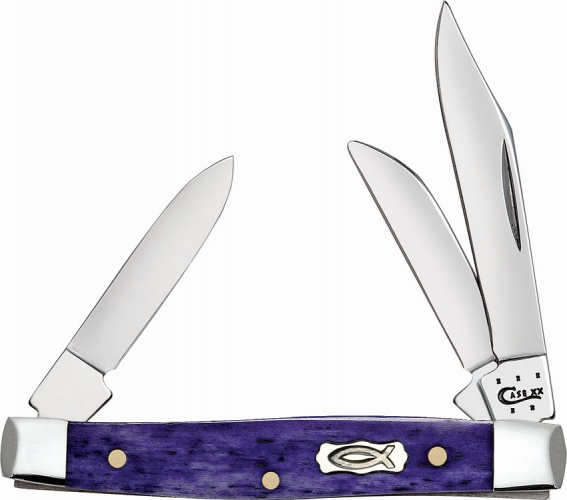 Case Purple Bone Small Stockman CA11135
