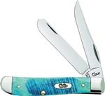 Case Caribbean Blue Bn Mini Trapper Knives 25593