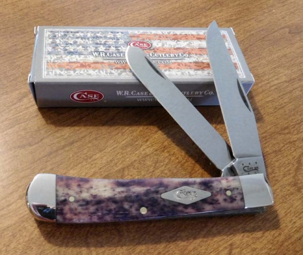 Case Painted Desert - Smooth Light Purple Bone Trapper (6254 SS) CA63110
