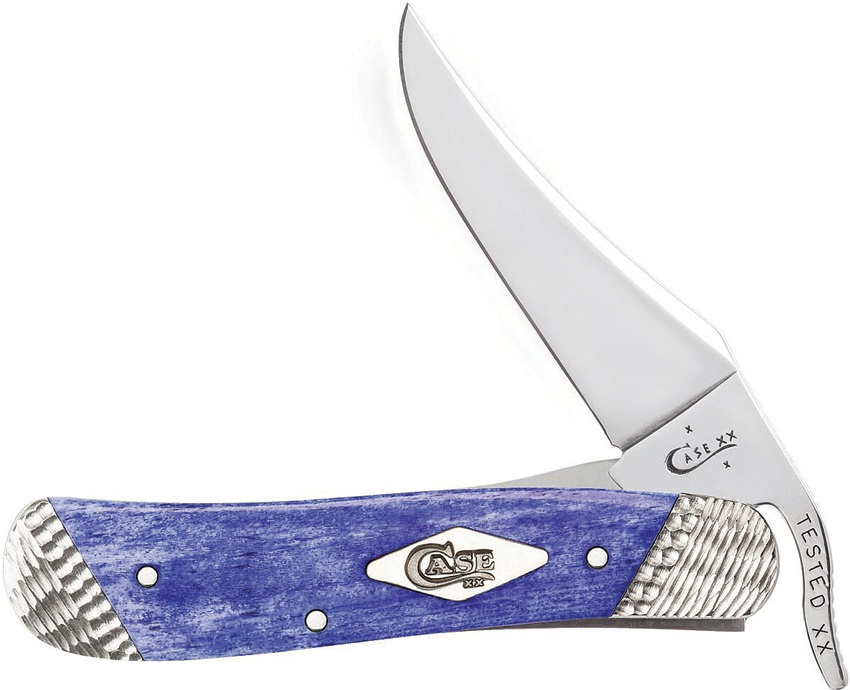 Case Smooth Ultraviolet Bone - RussLock® (61953L SS) Knives 53248