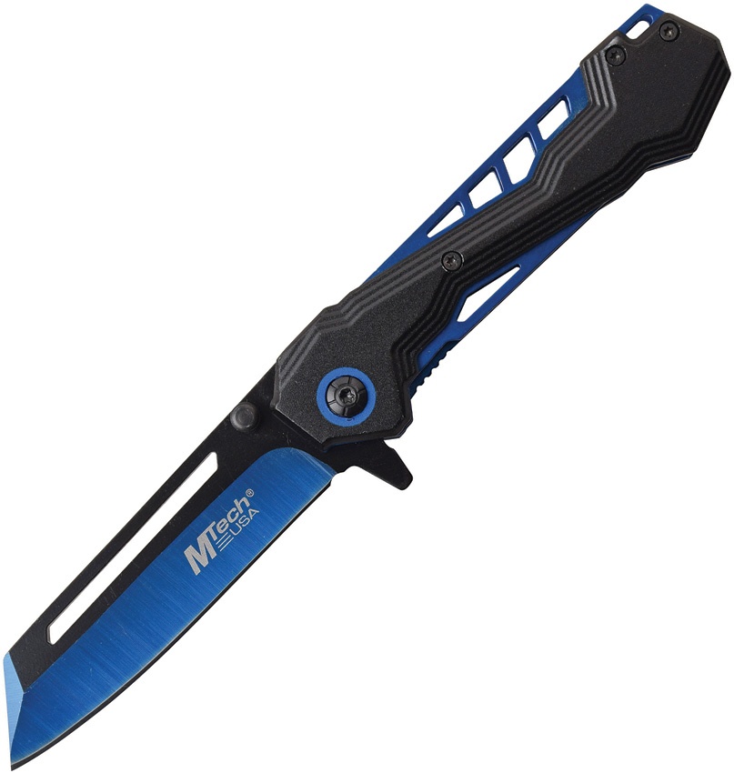 MTech Linerlock A-O Blue knives MTA1057BL