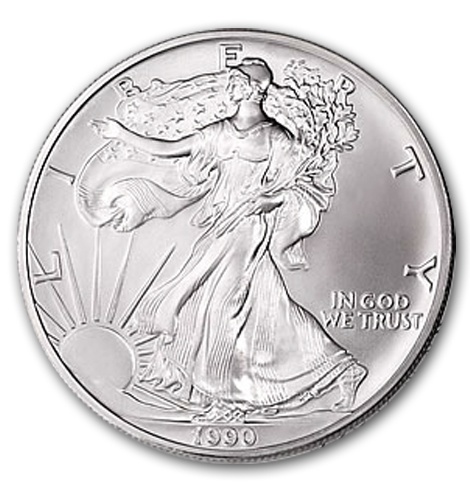 1990 1 oz Silver American Eagle Coin AMERICAN_1990_SILVER_EAGLE_1_OZ