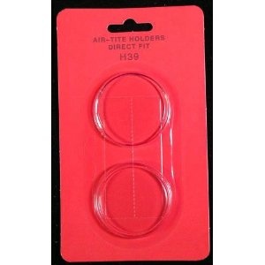 Air-Tite H39 Direct Fit Capsule for 1 oz Silver Coins - 100 Pack AIR ...