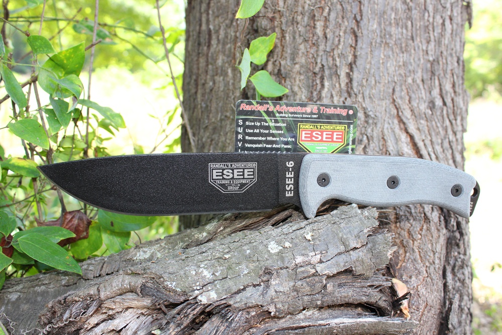 ESEE Pln Ed Brn Sh Paracord knives 6P