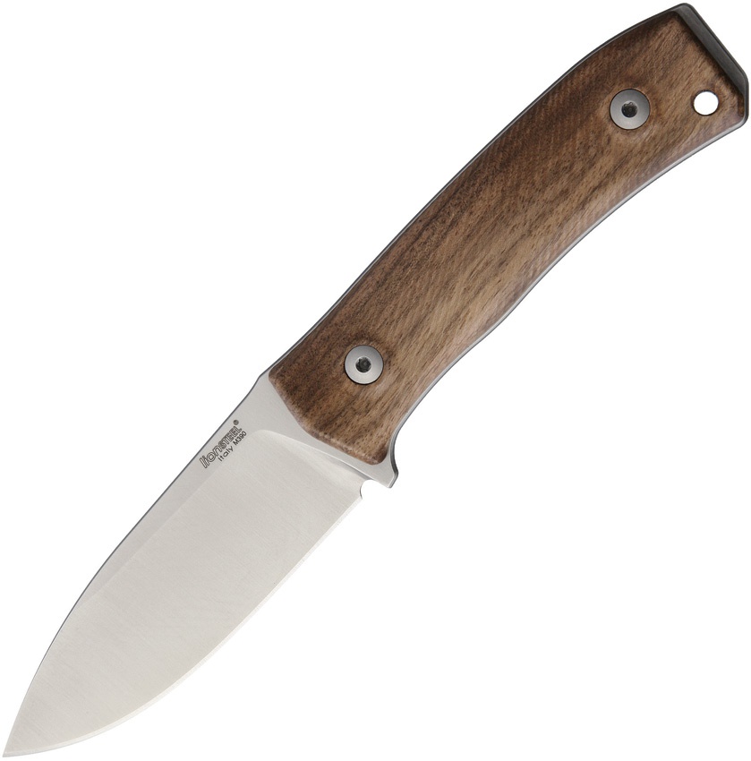 LionSTEEL M4 Fixed Blade Walnut Wood LSTM4WN