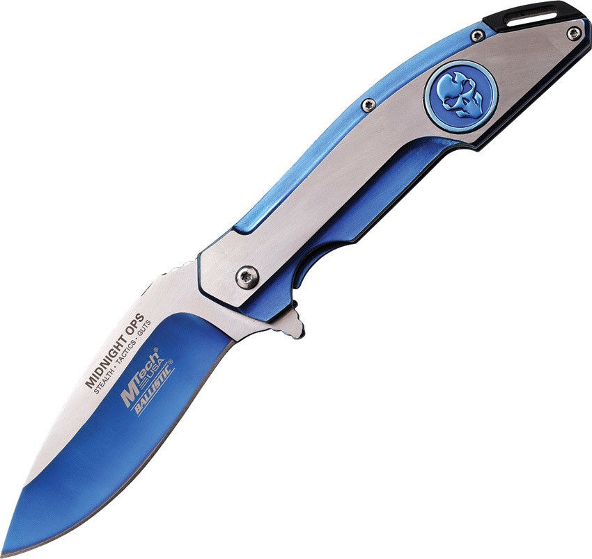 MTech Midnight Ops A-O Blue knives MTA864BL