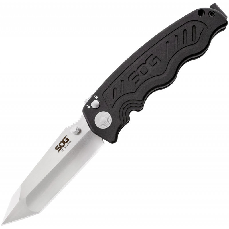 SOG Zoom Mini Tanto Satin A-O knives SOGZM1003BX