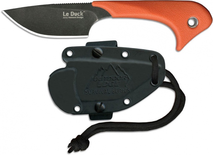 Outdoor Edge Le Duck Orange And Sheath knives LDB-20C