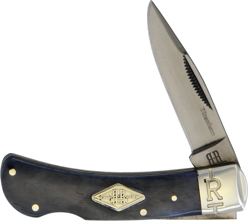 Rough Rider Lockback Black Titanium knives RR1773