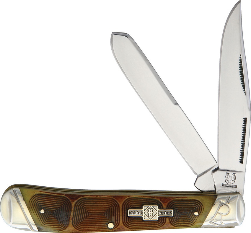 Rough Ryder Tortuga Trapper Knives Rr1847