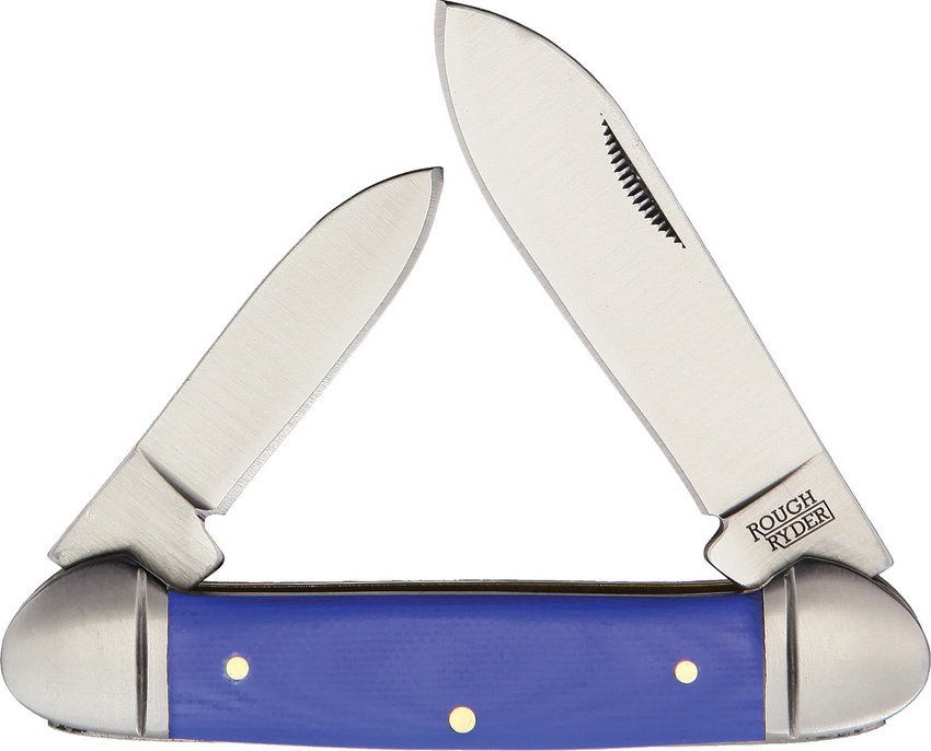 Rough Ryder Canoe Blue G10 knives RR2172
