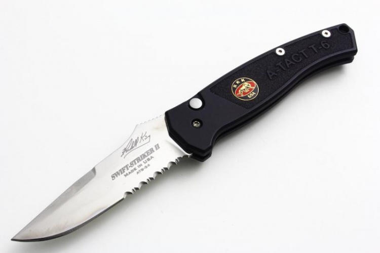 Randall King Swift Striker 2,combo,blk Hdl Knives SS2BPS