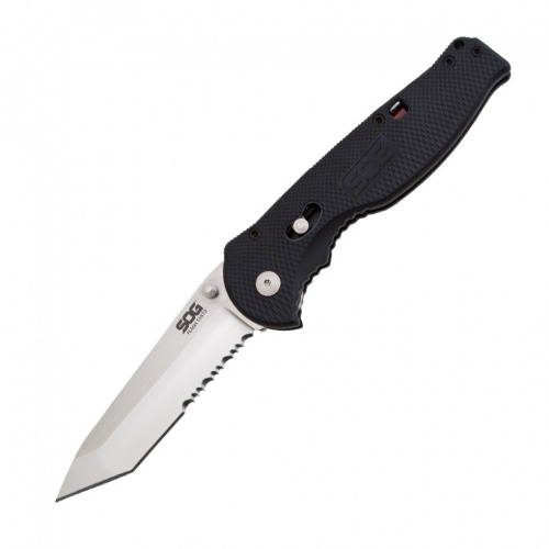SOG Flash Ii Tanto Satin 1-2 Ser knives FSAT98-CP