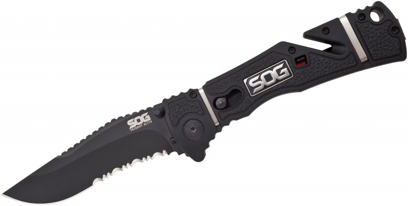 SOG Trident Elite Par Ser Blk Tini knives TF106-CP