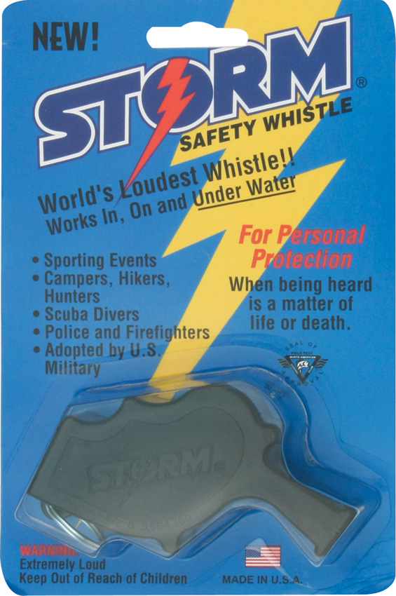 All Weather Storm Safety Whistle storm whistles AW1BK