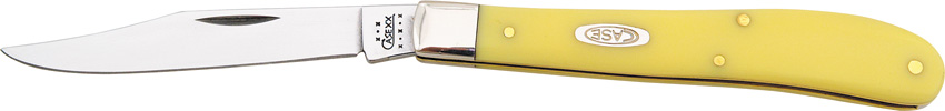 Case Slimline Trapper Yellow Knives CA80031