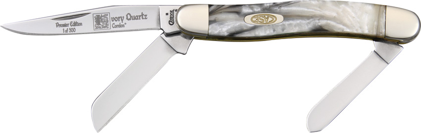 Case Medium Stockman Ivory Quartz Knives CA9318IQ
