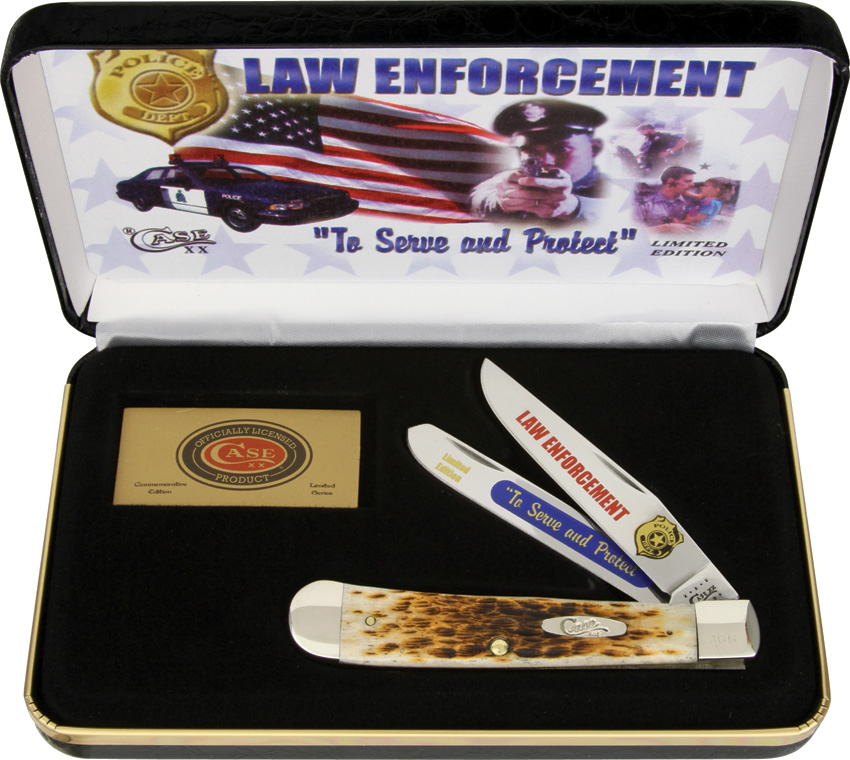 Case Cutlery Law Enforcement Trapper Knives CALE