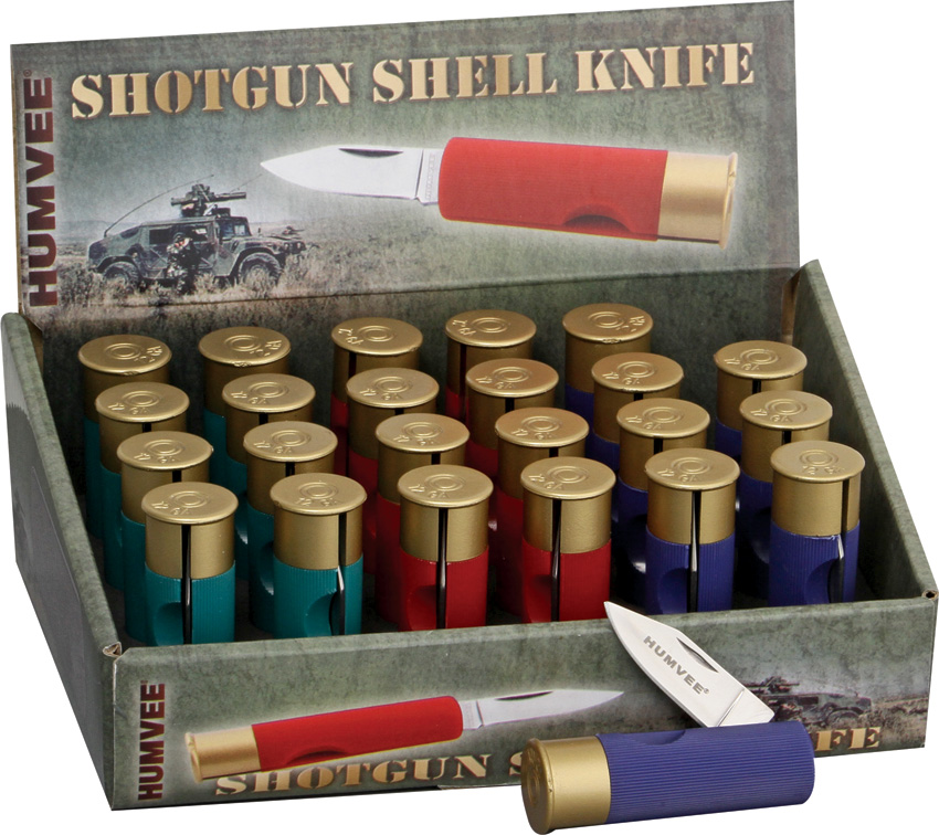Humvee Shotgun Shell Knives 24 Piece outdoor gear HMVDBSHOT
