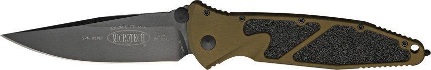 Microtech Socom Elite SE Linerlock Tan Knives MCT1601TA