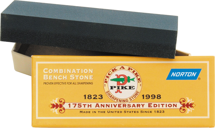 Norton Pike Crystolon 6 inch sharpening stones NTJB6