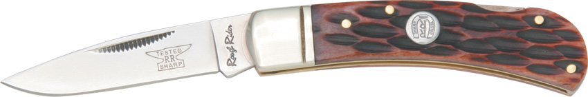 Rough Rider Lockback Amber Bone knives RR461