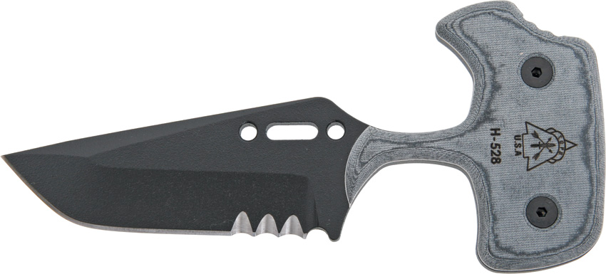 Tops Grim Reaper Push Dagger 1095 Carbon Steel 6 1-2 TPGR01